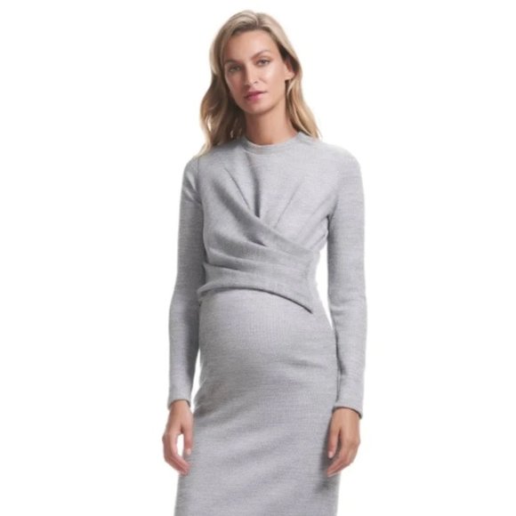 Soon Maternity | Dresses | Soon Maternity Tara Twist Front Dress | Poshmark